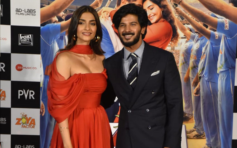 The Zoya Factor Trailer Launch: Sonam Kapoor And Dulquer Salmaan Paint ...